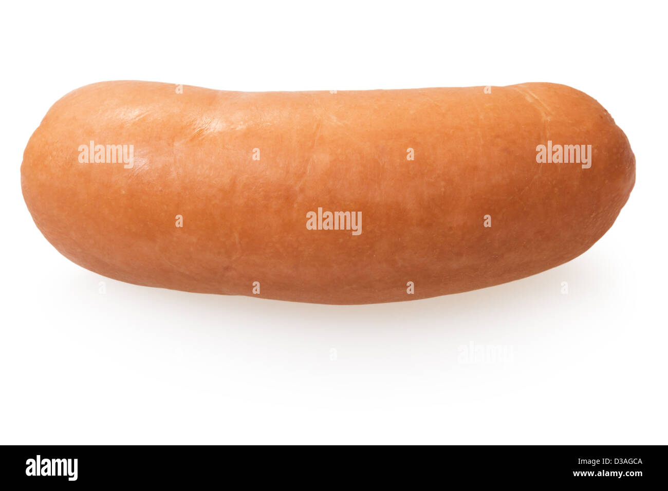 thick raw sausage, isolated on white background Stock Photo - Alamy
