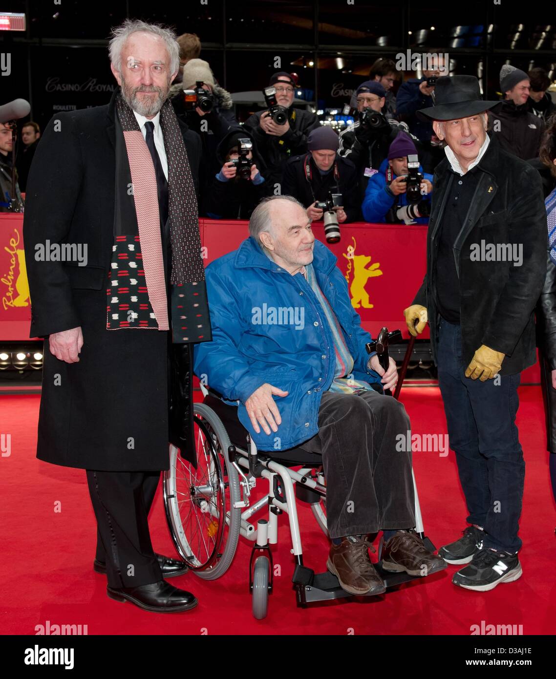 British actor Jonathan Pryce (L-R), Dutch director George Sluizer and ...