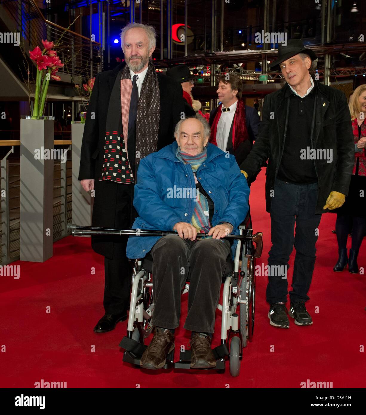 British actor Jonathan Pryce (L-R), Dutch director George Sluizer and ...
