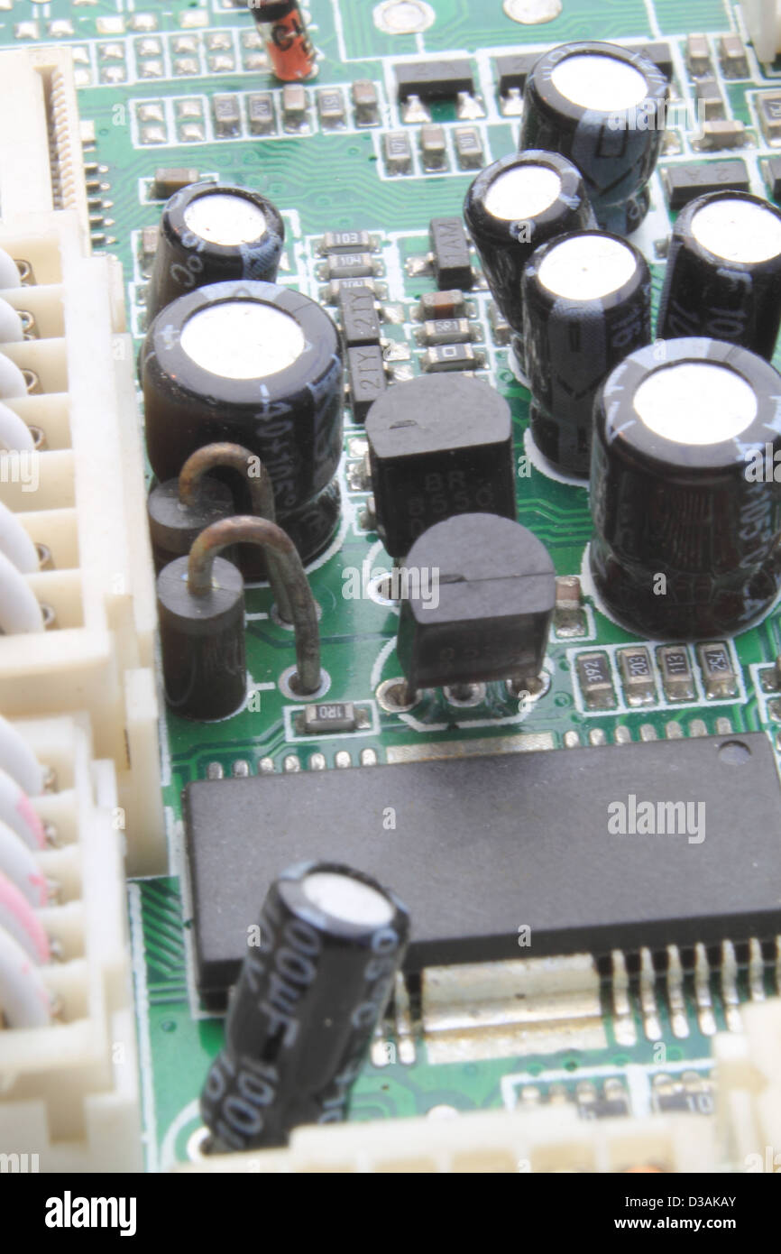 Ic chip on circuit board hi-res stock photography and images - Alamy