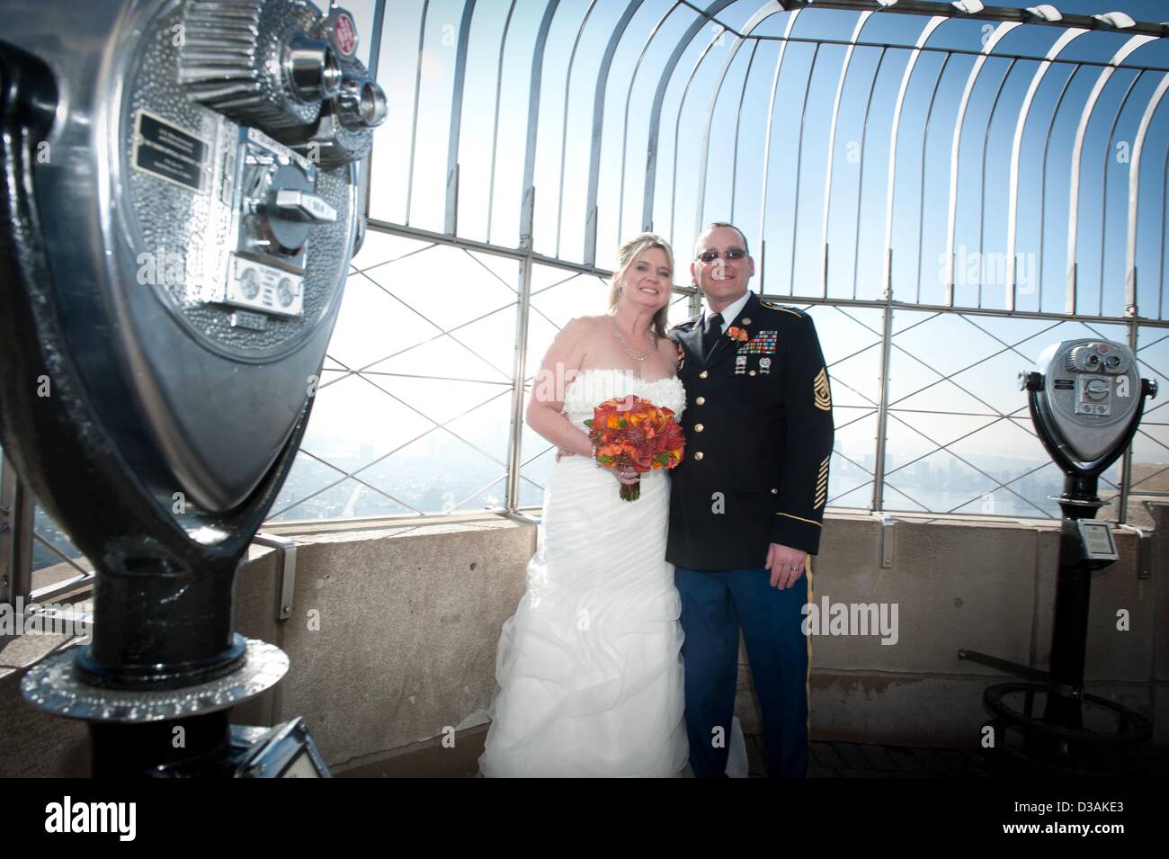 Feb. 14, 2013 - Manhattan, New York, U.S. - KARI MOREY and JOHN KELLY are married in a ceremony ...