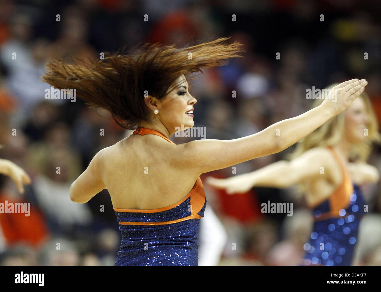Feb. 12, 2013 - Charlottesville, Va, USA - Virginia dancers perform ...