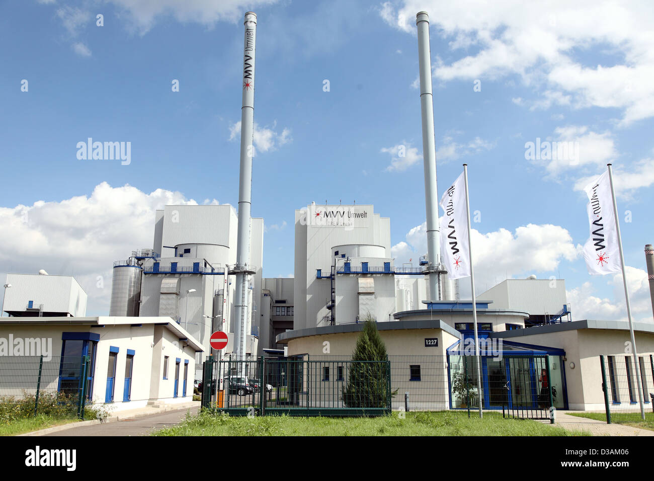 Leuna, Germany, MVV incinerator Leuna GmbH Stock Photo - Alamy