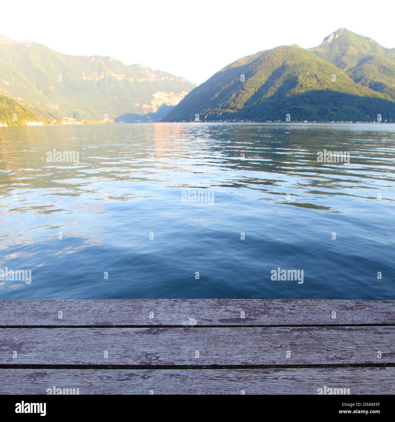 night lugano lake landscape Stock Photo - Alamy
