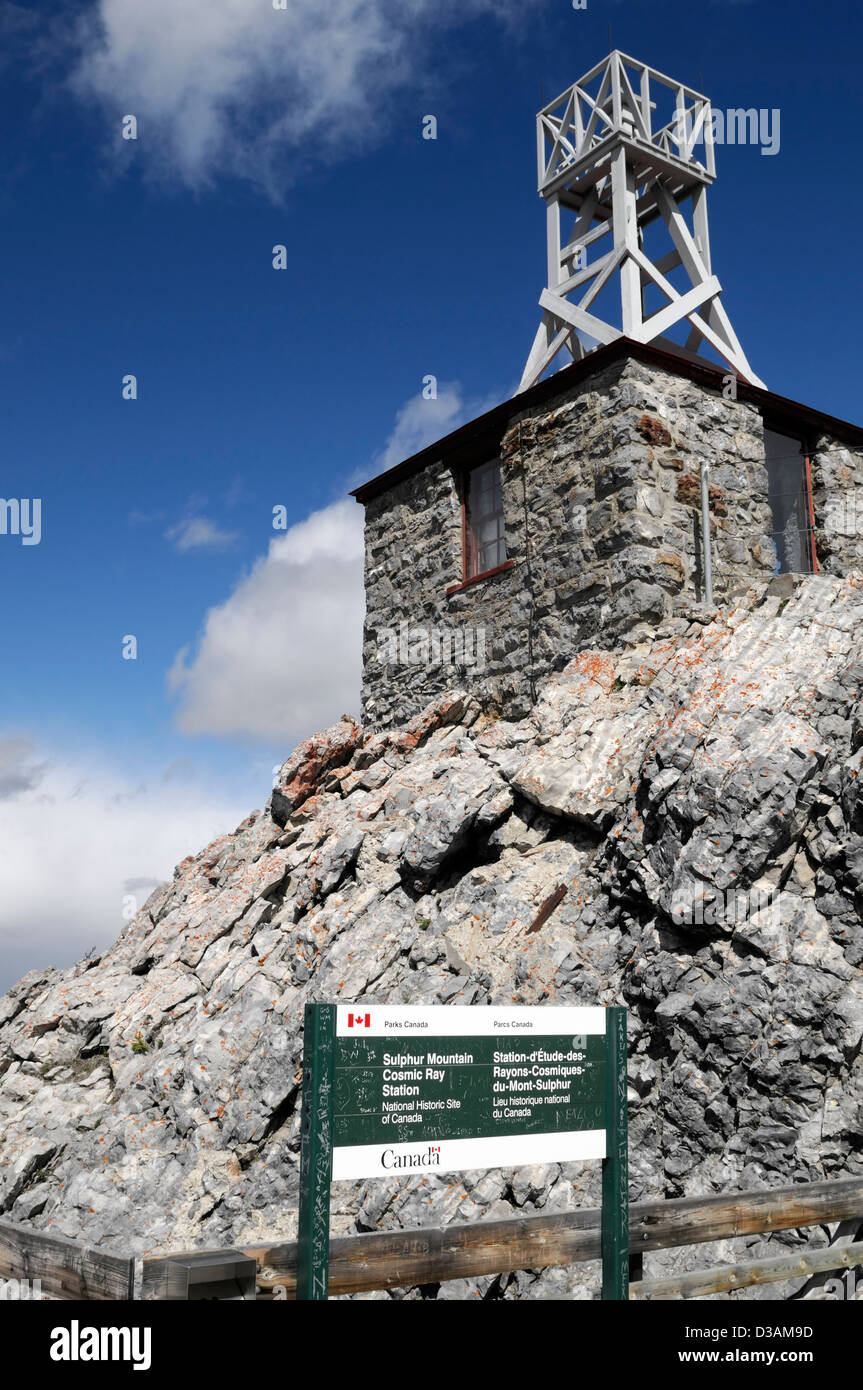 meteorological observatory building Sanson Peak cosmic ray rays ...