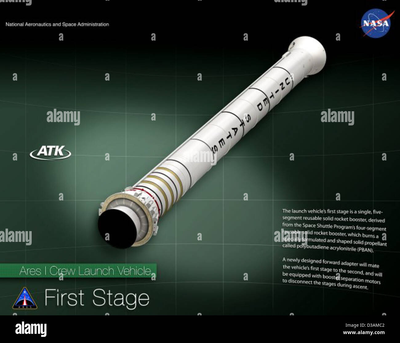 The Ares I Rocket first stage was developed for NASA's Constellation ...