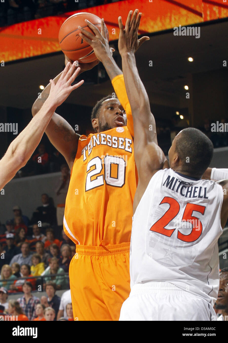 Dec. 5, 2012 - Charlottesville, Va, USA - Tennessee forward Kenny Hall ...