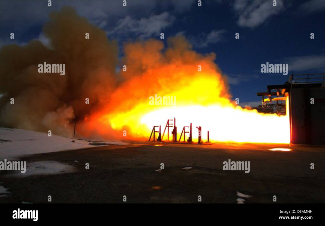 NASA’s Ares I rocket conducted its first stage igniter test in 2009, a ...