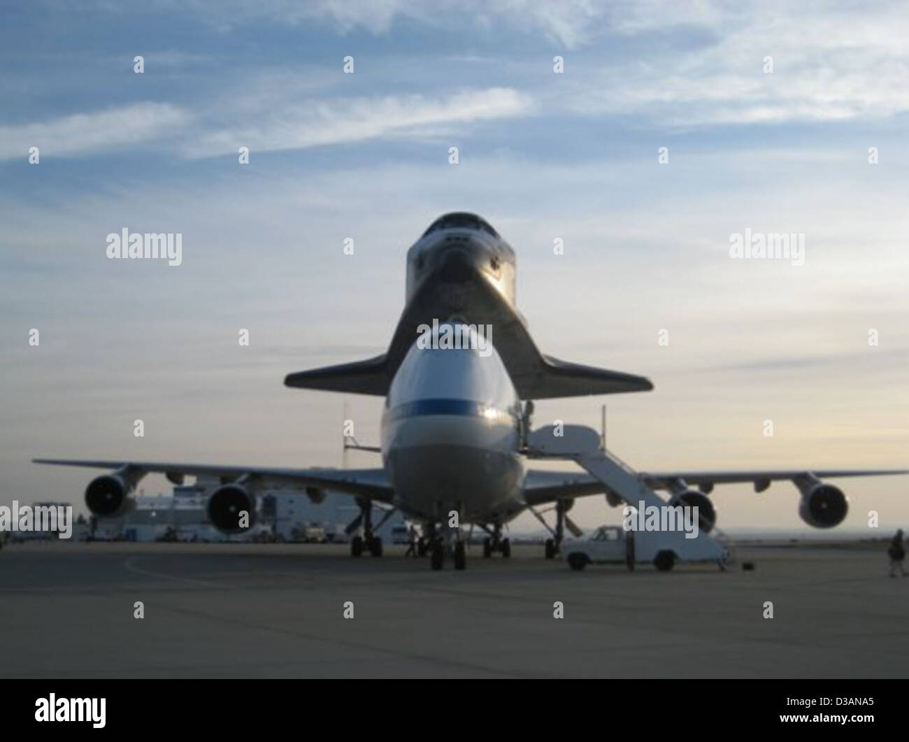 Shuttle atlantis during ferry flight nasa hi-res stock photography and ...