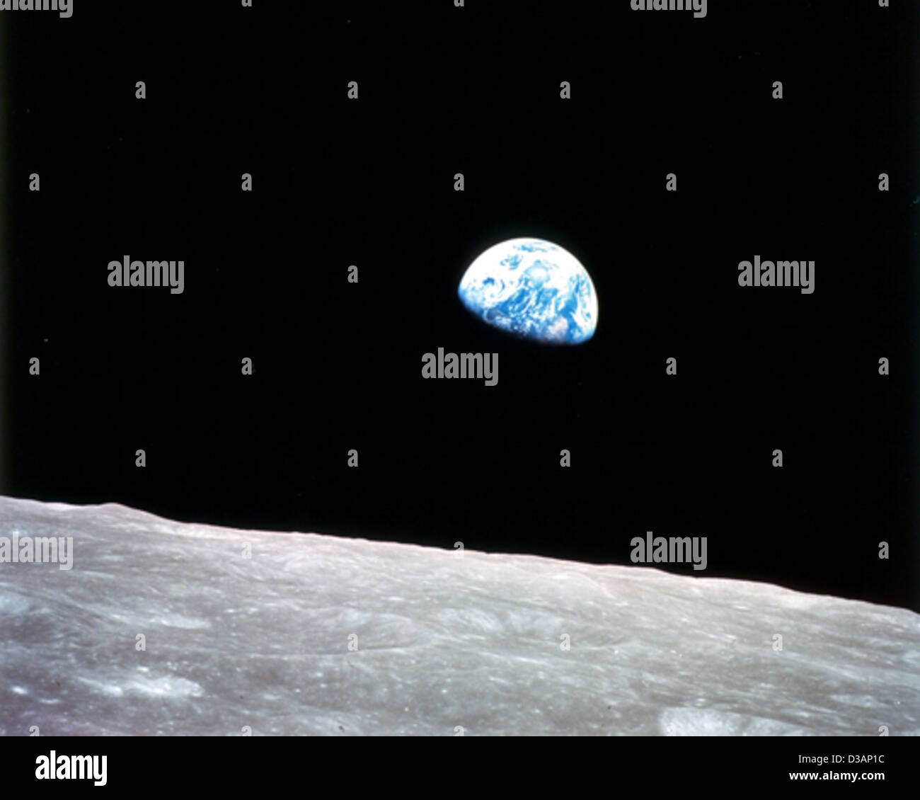 Earthrise From Moon Nasa