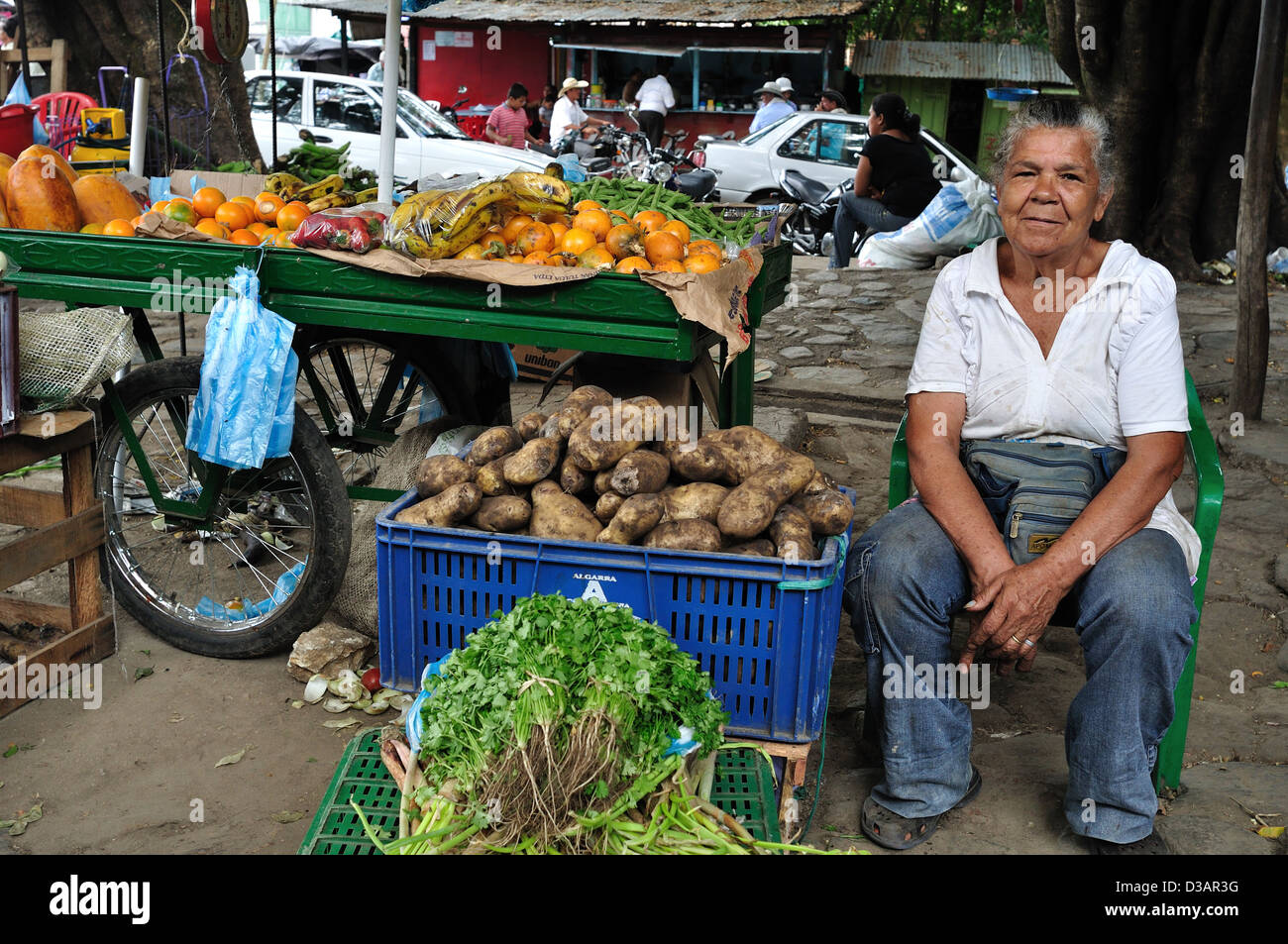 Market in RIVERA . Department of Huila. COLOMBIA Stock Photo - Alamy