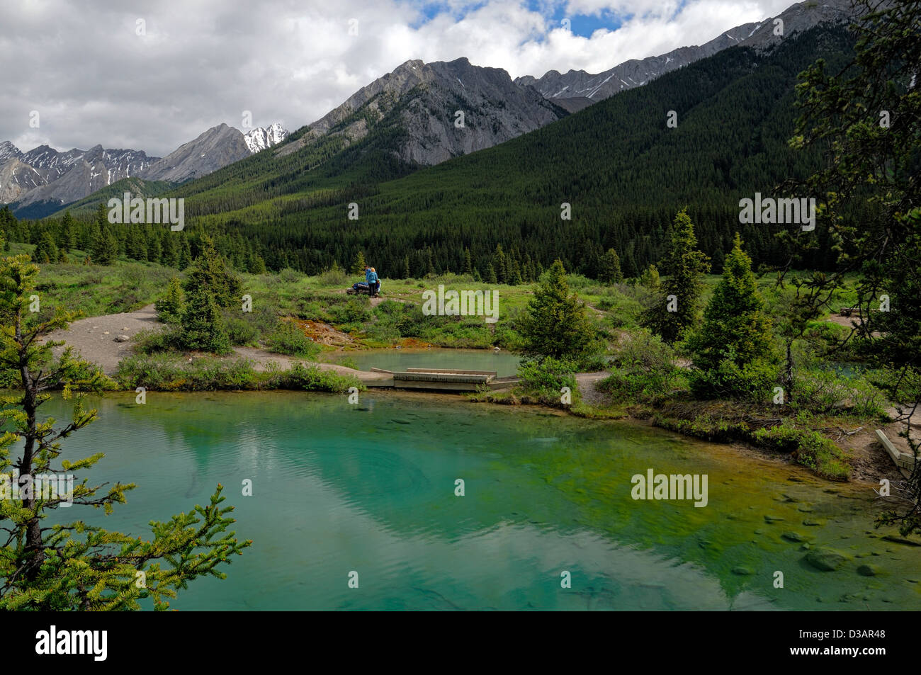 Ink pots natural springs banff hi-res stock photography and images - Alamy