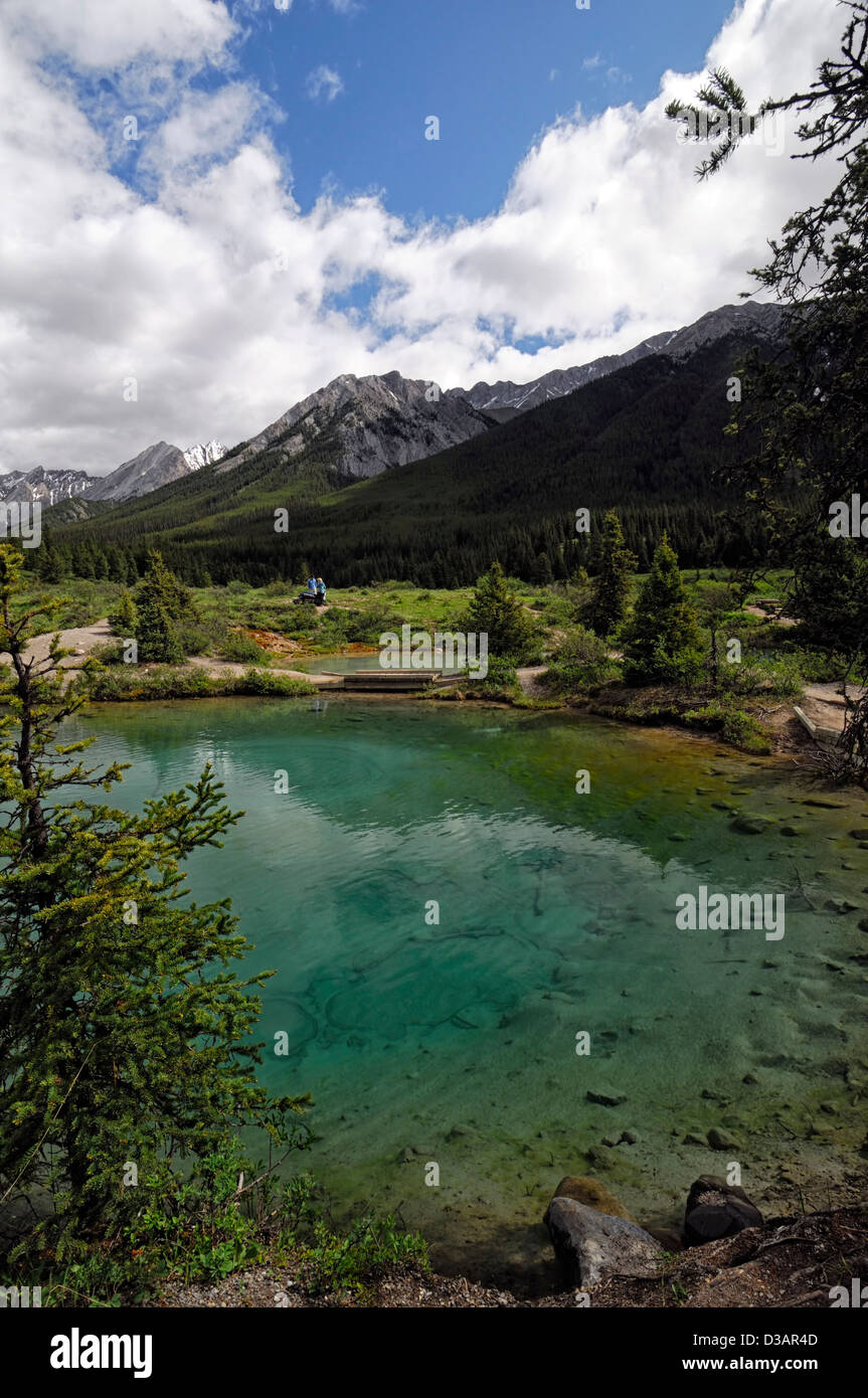Ink pots natural springs banff hi-res stock photography and images - Alamy