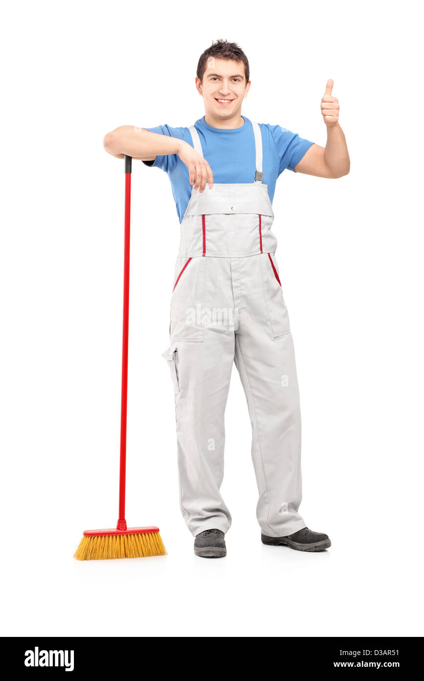 Male cleaner hi-res stock photography and images - Alamy