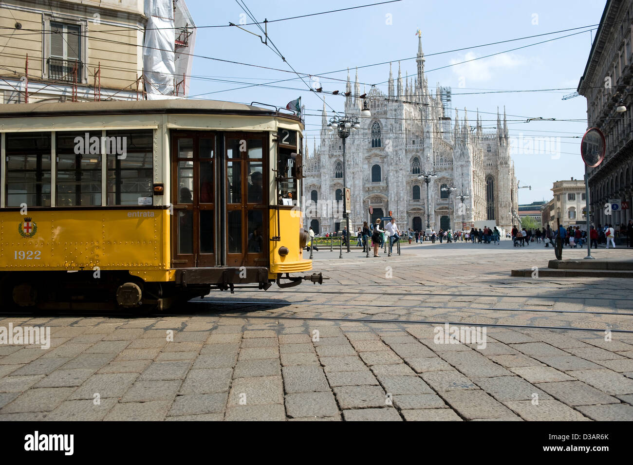 Old trams milan hi-res stock photography and images - Alamy