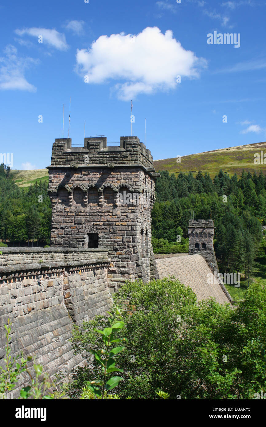 Ladybower reservoir in the upper Derwent valley Derbyshire Stock Photo ...