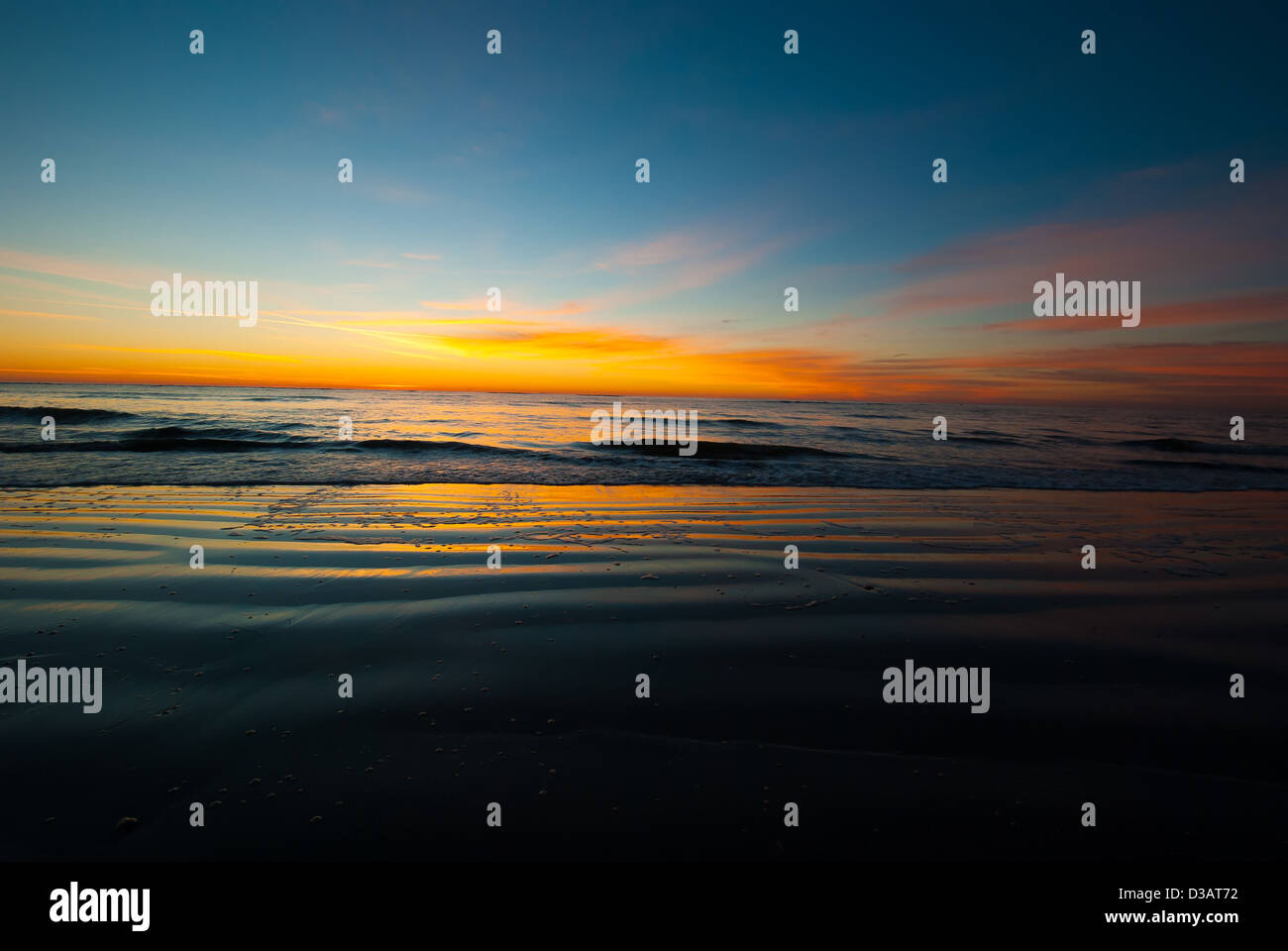 Photogrpah of a sunrise before the sun crests the horizon of a Saint ...