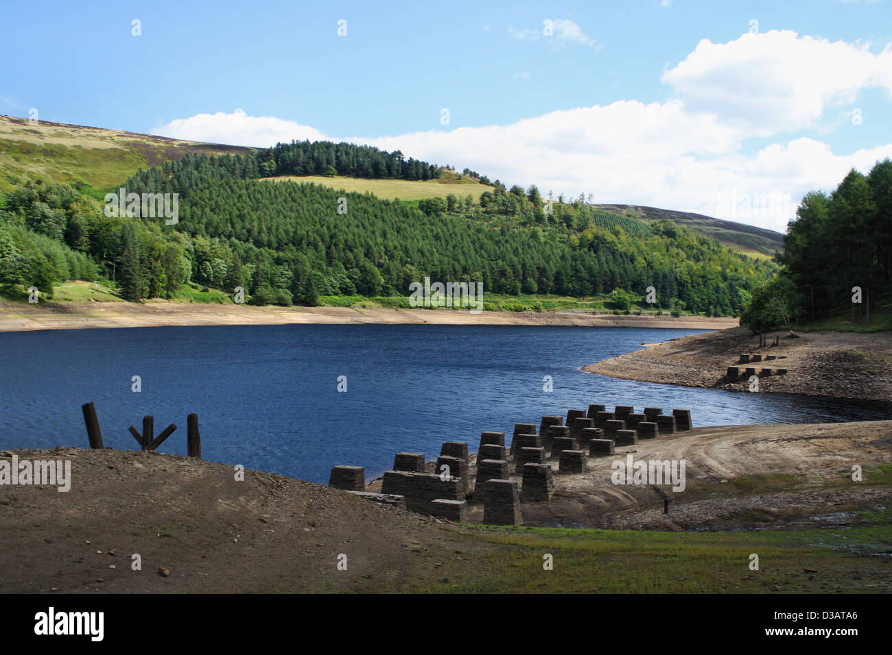 Ladybower reservoir in the upper Derwent valley Derbyshire Stock Photo ...
