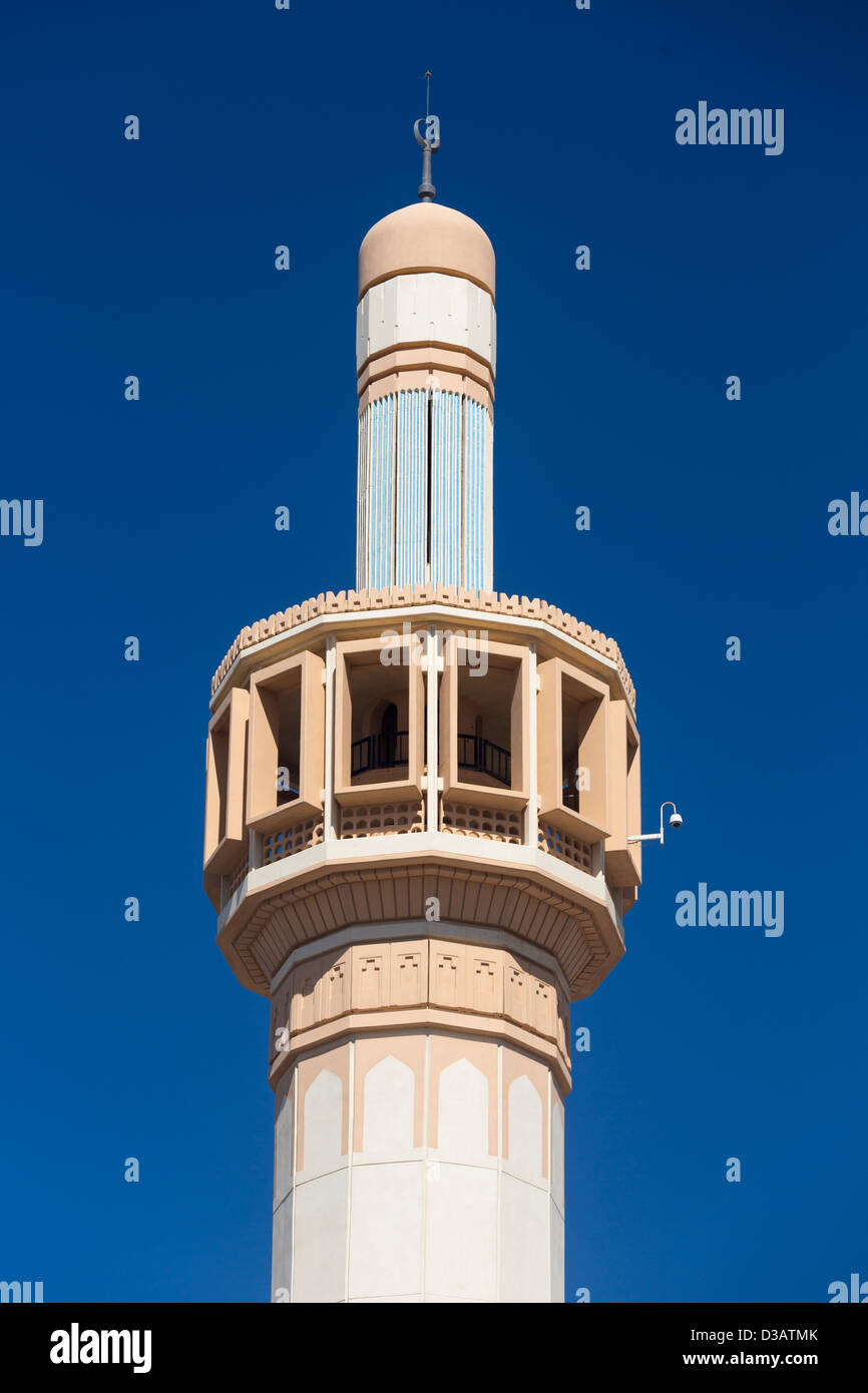 detail of minaret of Grand Mosque, Masjid al-Kabir, Kuwait City, Kuwait ...