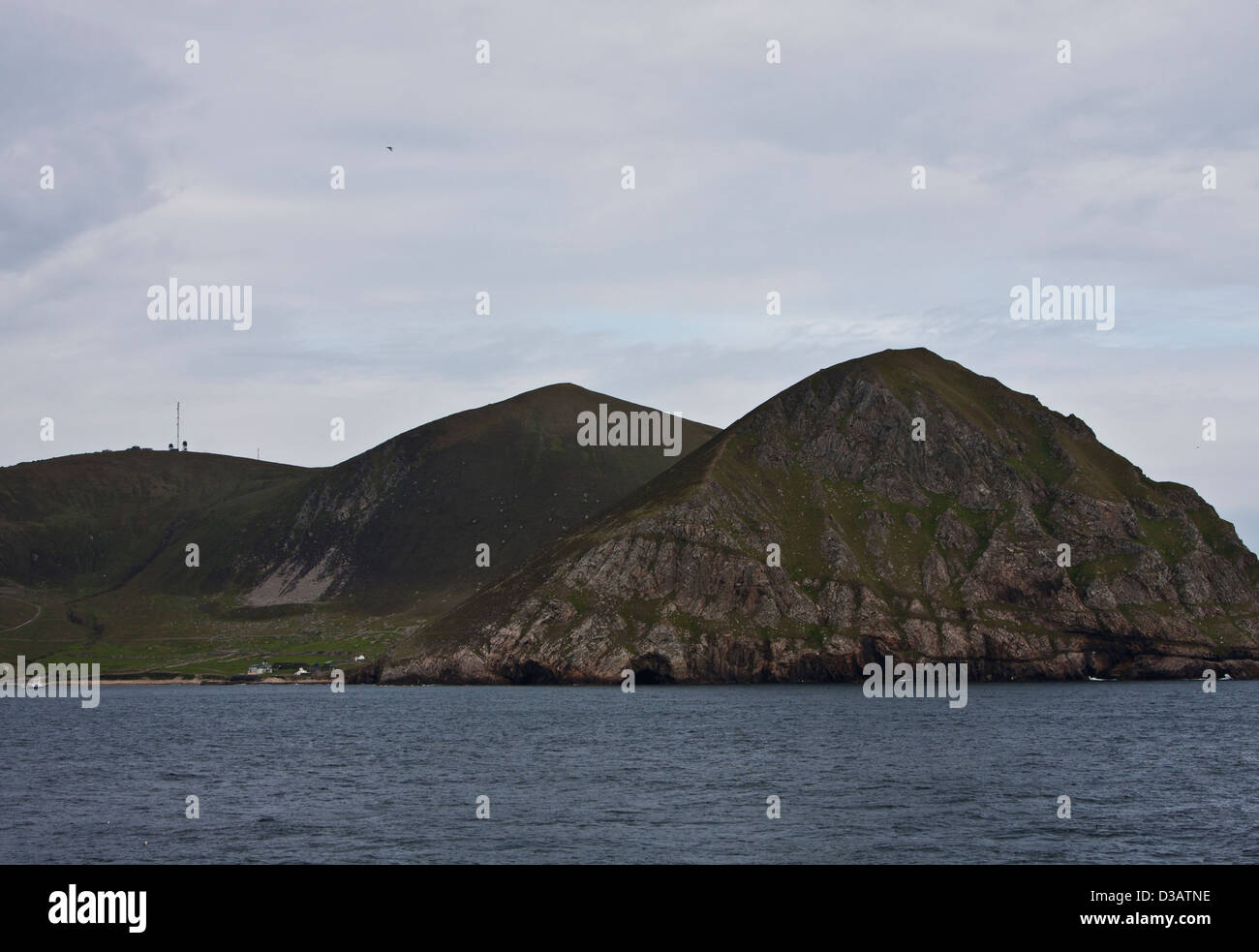 Outer Hebrides, Western Islands, St Kilda, Hirta, mountains Oiseval ...