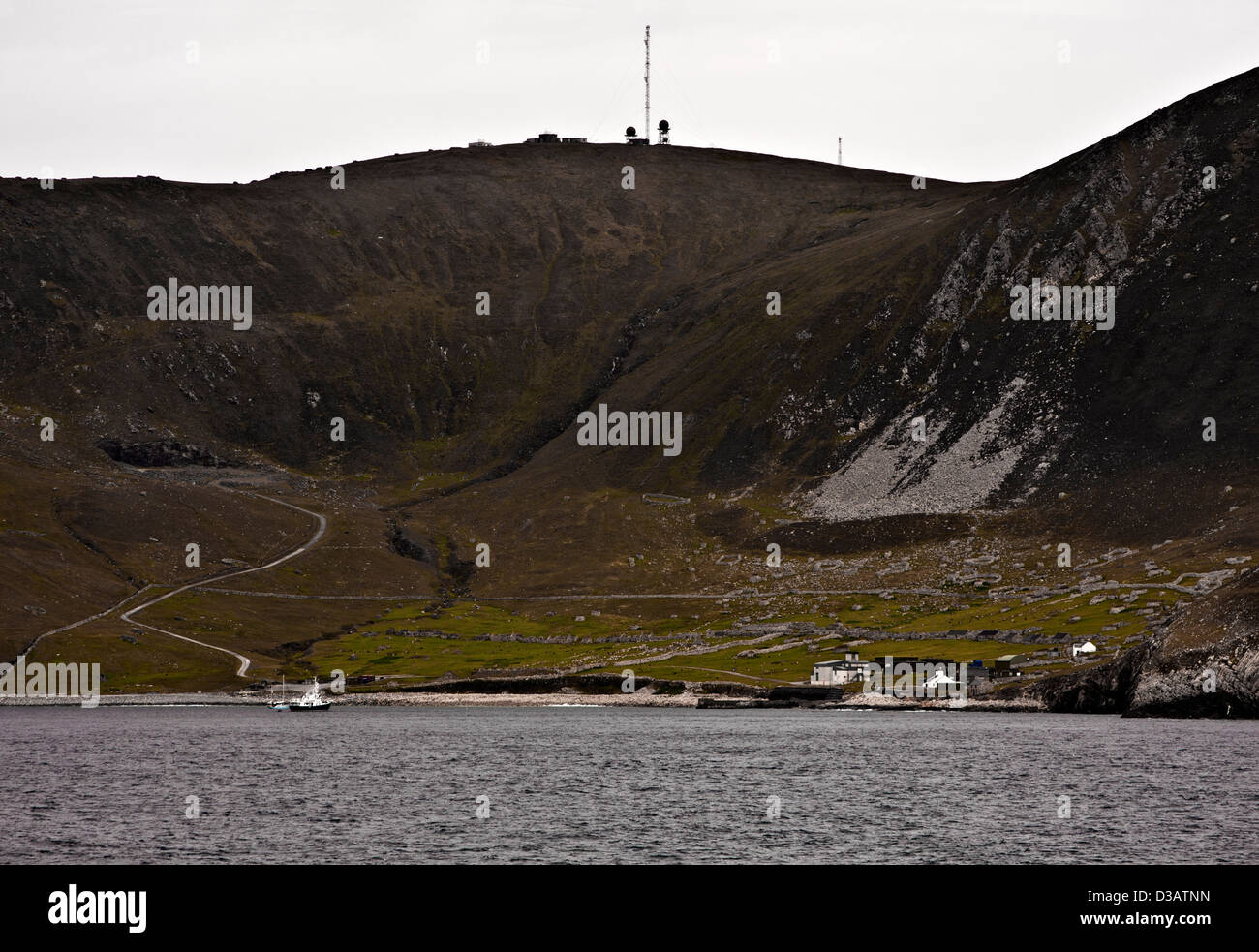 Scotland; Outer Hebrides; Western Islands; St Kilda; Hirta; mountain ...