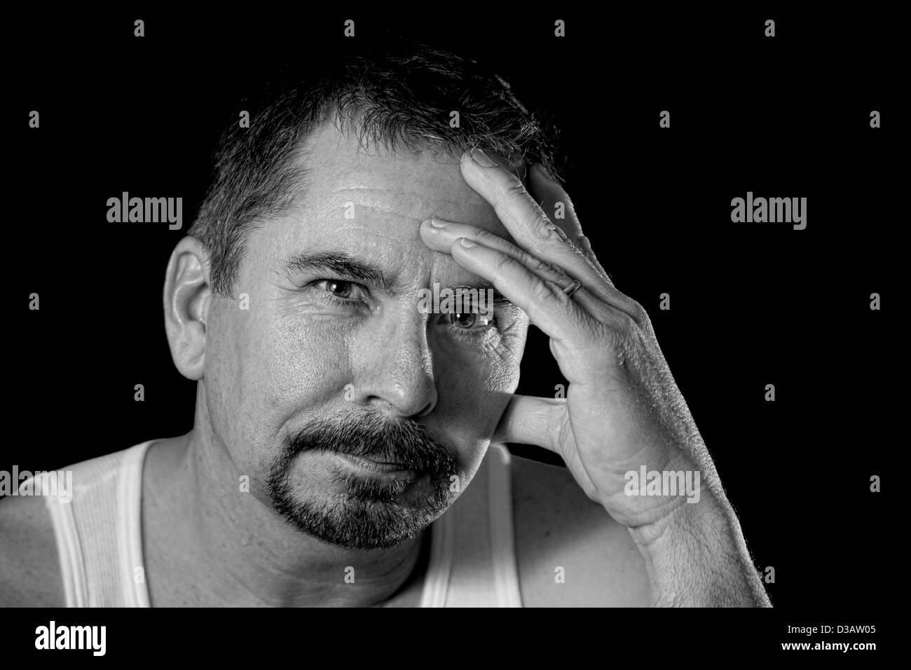 Serious look Black and White Stock Photos & Images - Alamy