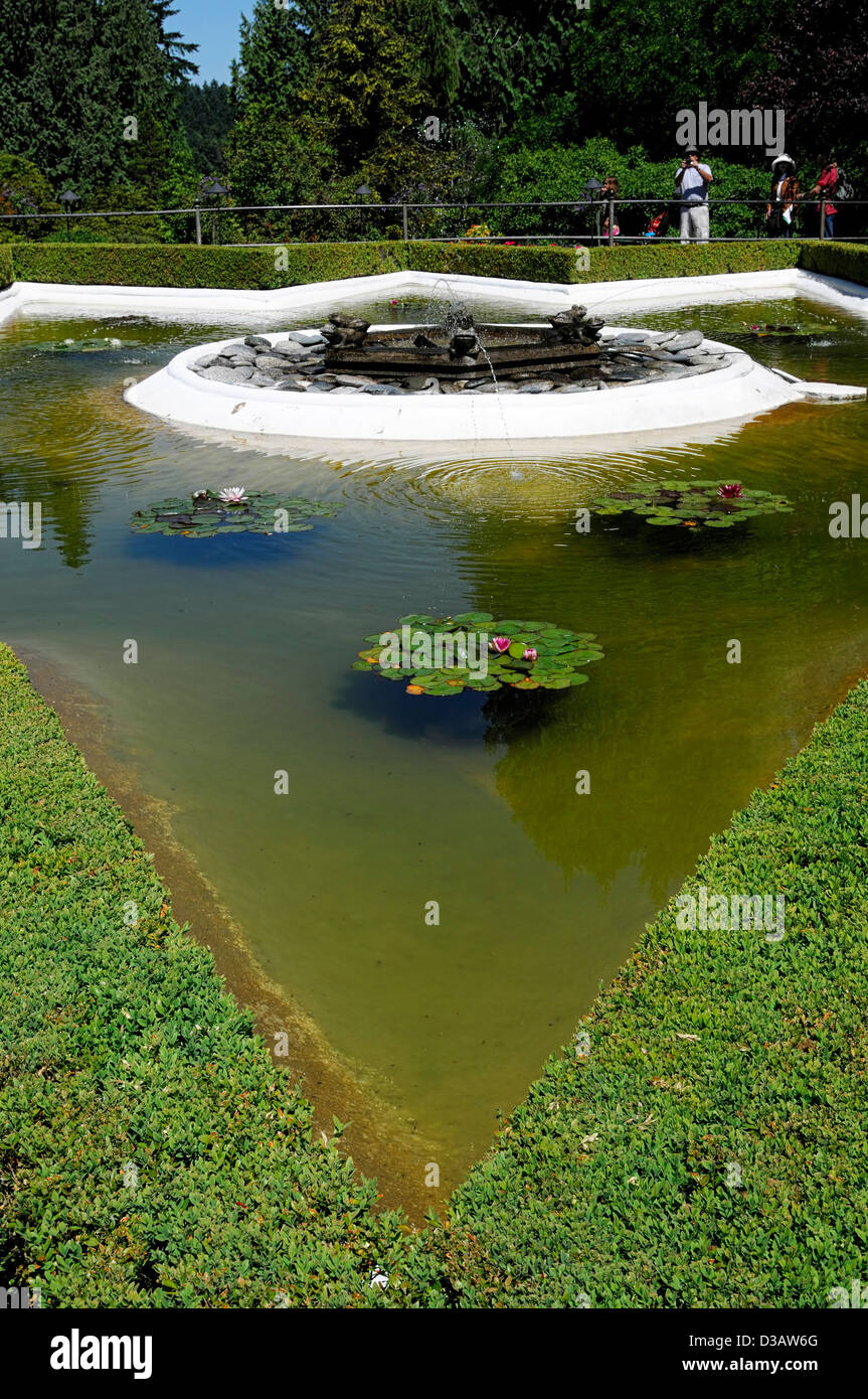 Star Garden part area section Butchart Gardens Victoria Vancouver ...