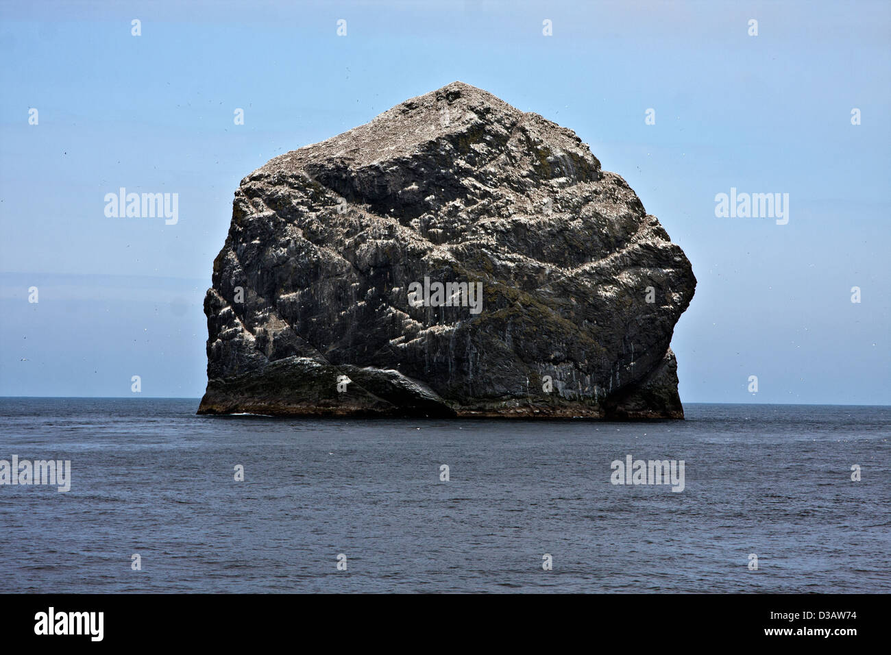 The sea stacs of Stac Lee, Stac An Armin and the island of Boreray with ...