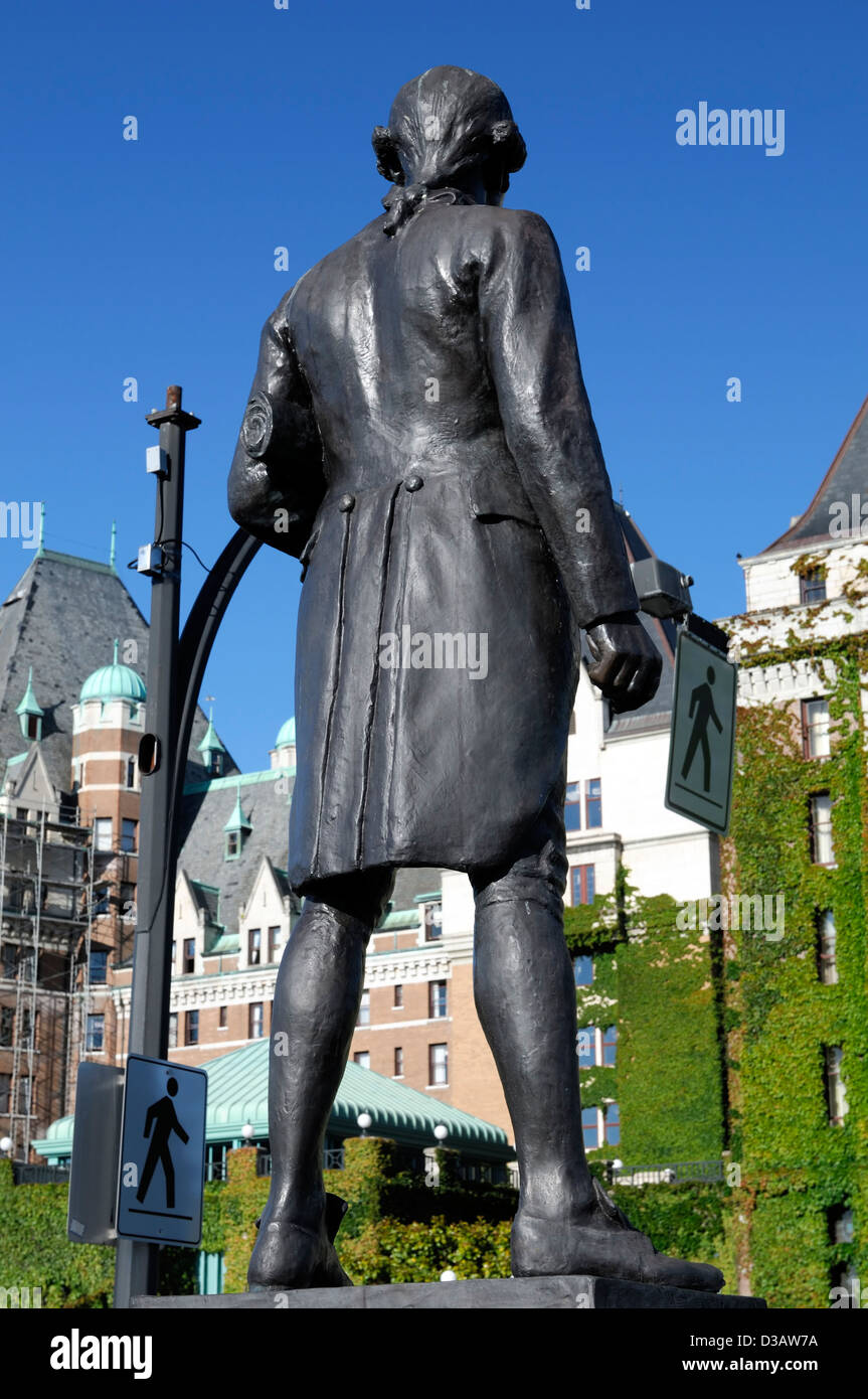 Captain Cook Statue Victoria Stock Photos & Captain Cook Statue ...