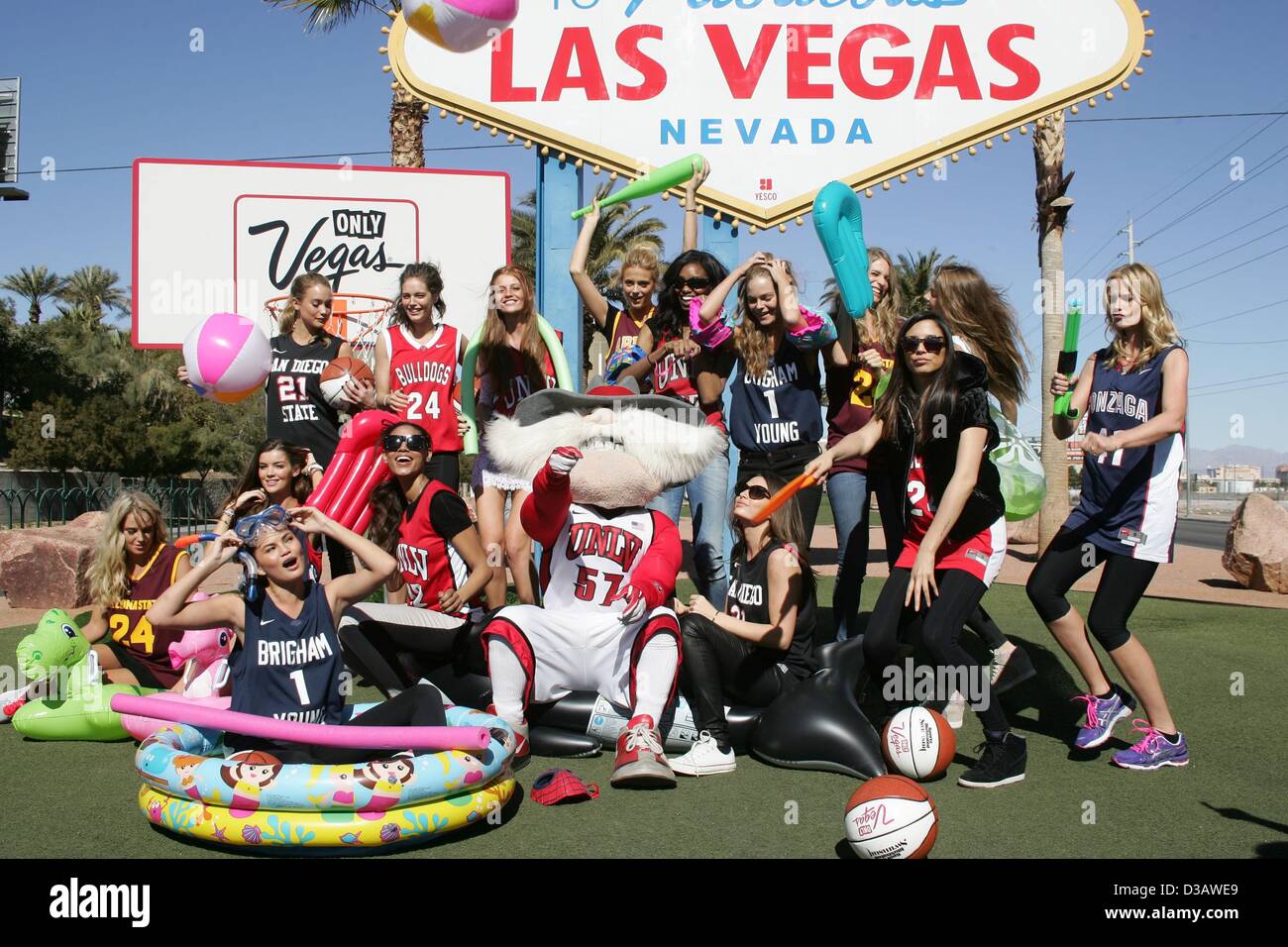 Las Vegas, Nevada, USA. 14th February 2013. Sports Illustrated swimsuit ...