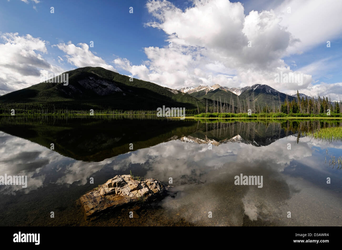 Vermillion Lakes Banff National Park Alberta Canada Reflection ...