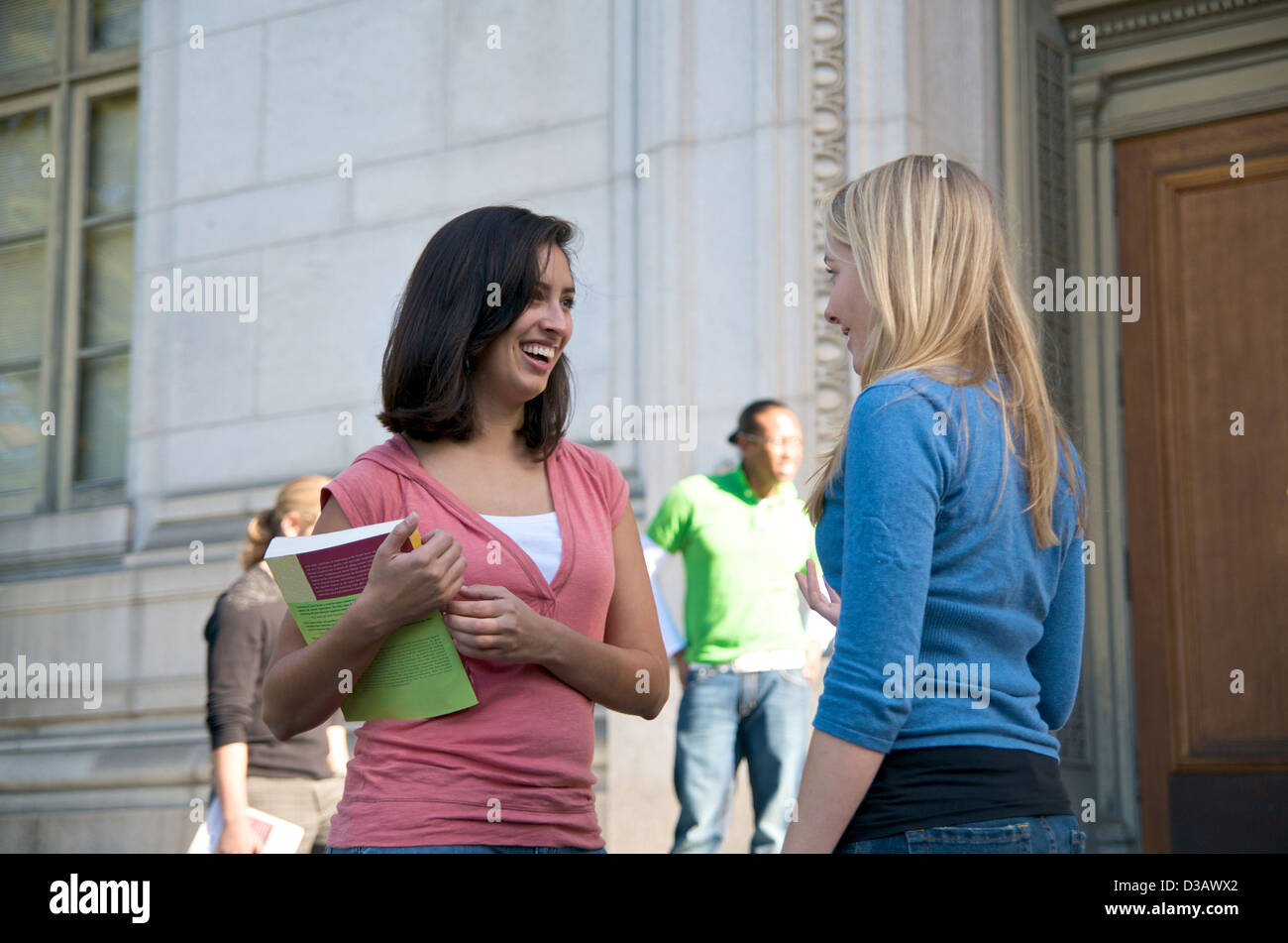 Student Life on University Campus Stock Photo - Alamy