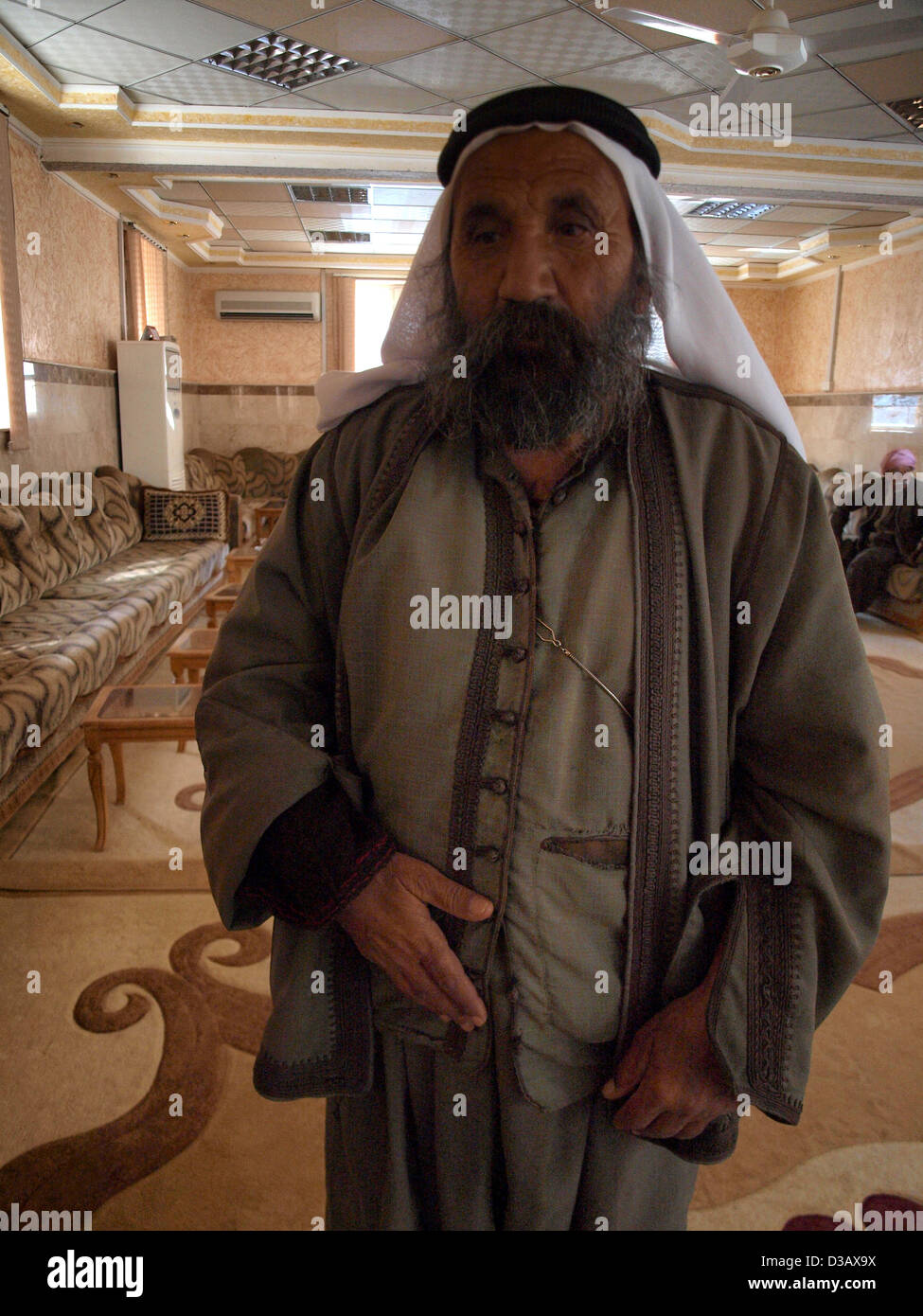 Yazidi man in the temple hi-res stock photography and images - Alamy