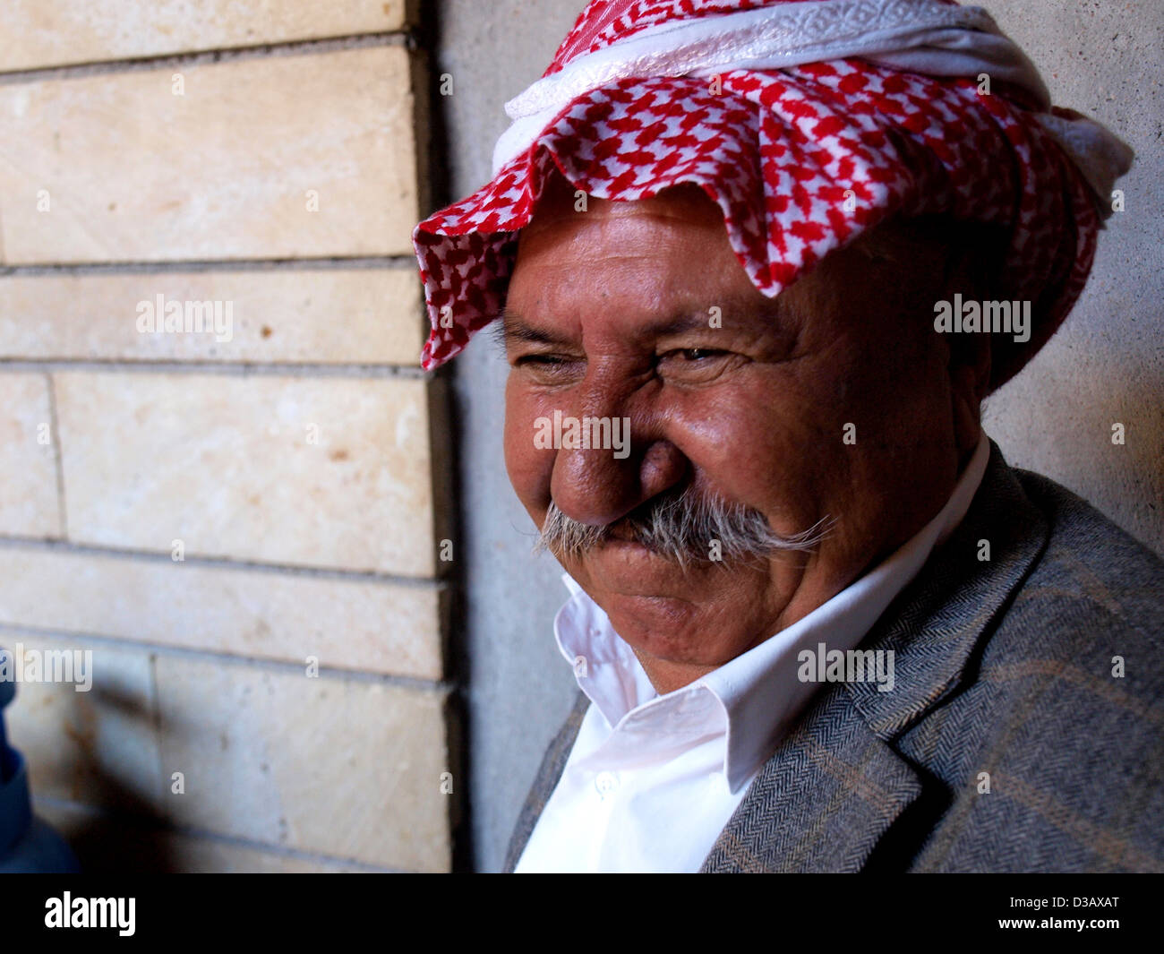 Yazidi man in the temple hi-res stock photography and images - Alamy
