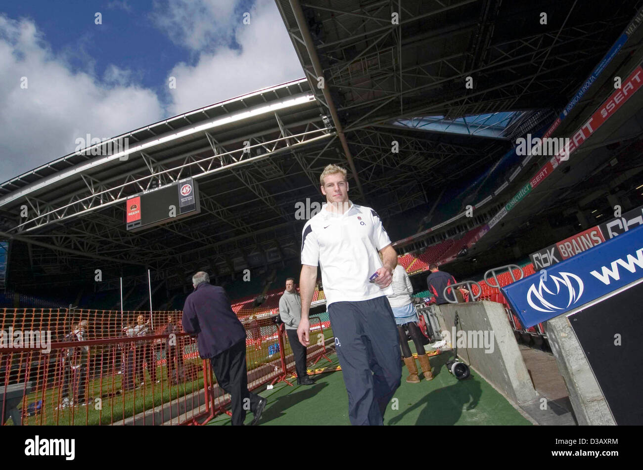 England rugby player James Haskell Stock Photo - Alamy