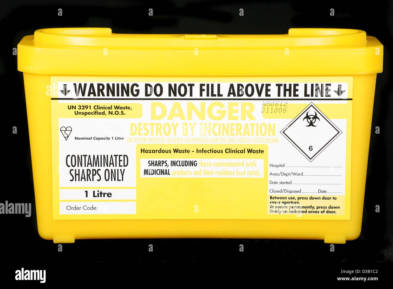 Sharps box hi-res stock photography and images - Alamy