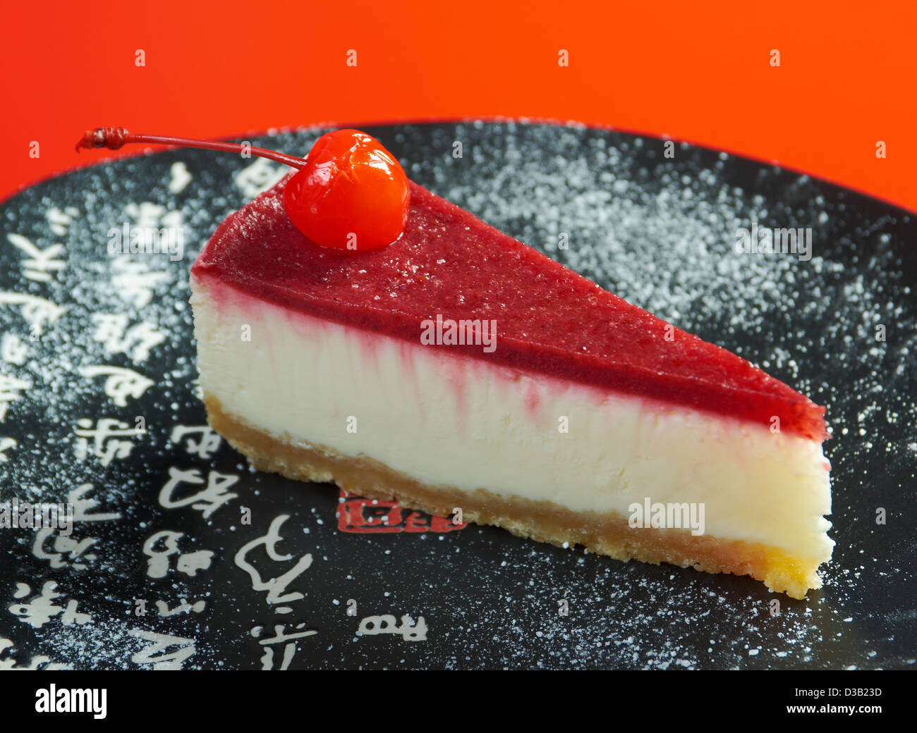 Chinese Style .cheesecake with chocolate .closeup Stock Photo - Alamy