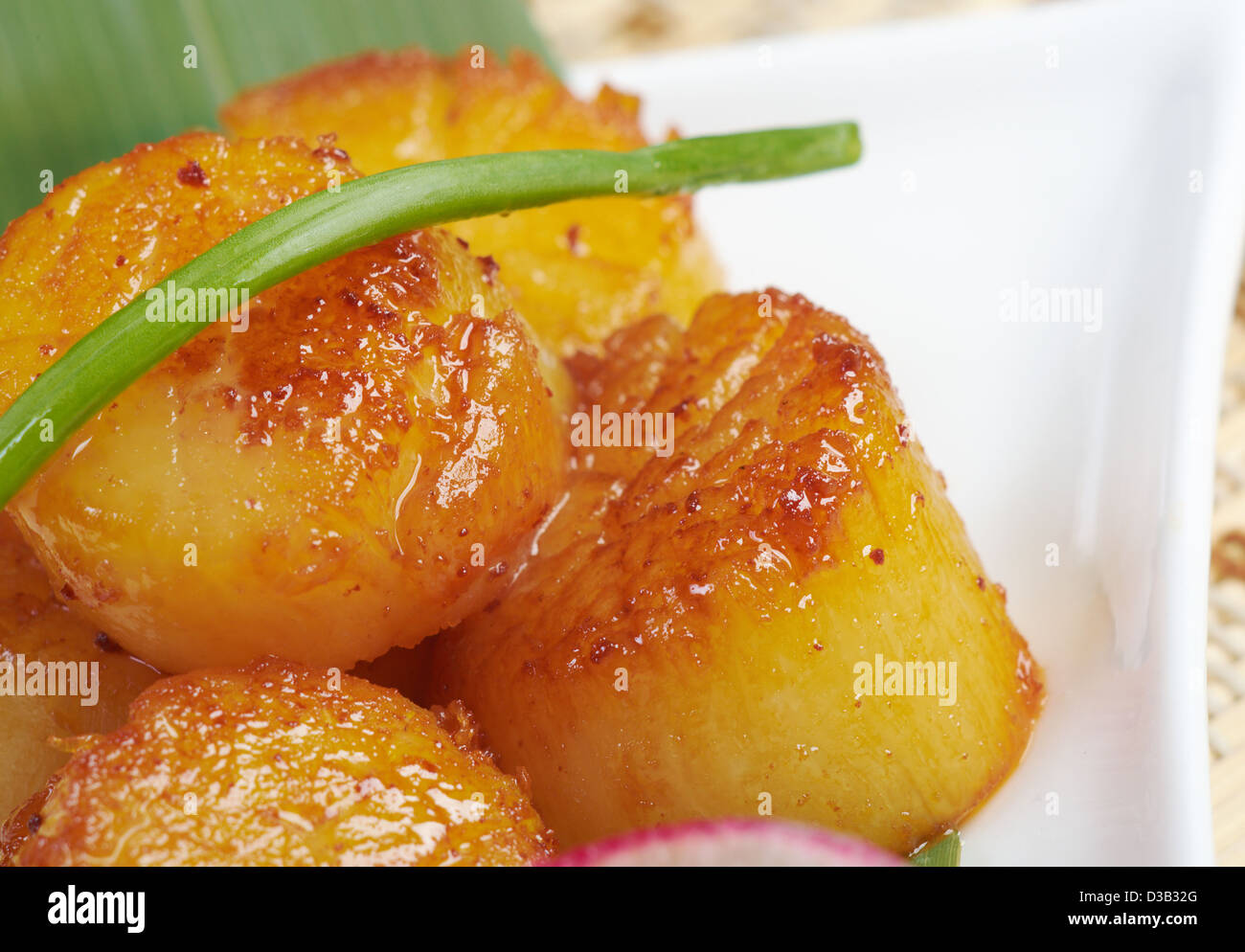 Baked scallops. traditional japanese food Stock Photo - Alamy