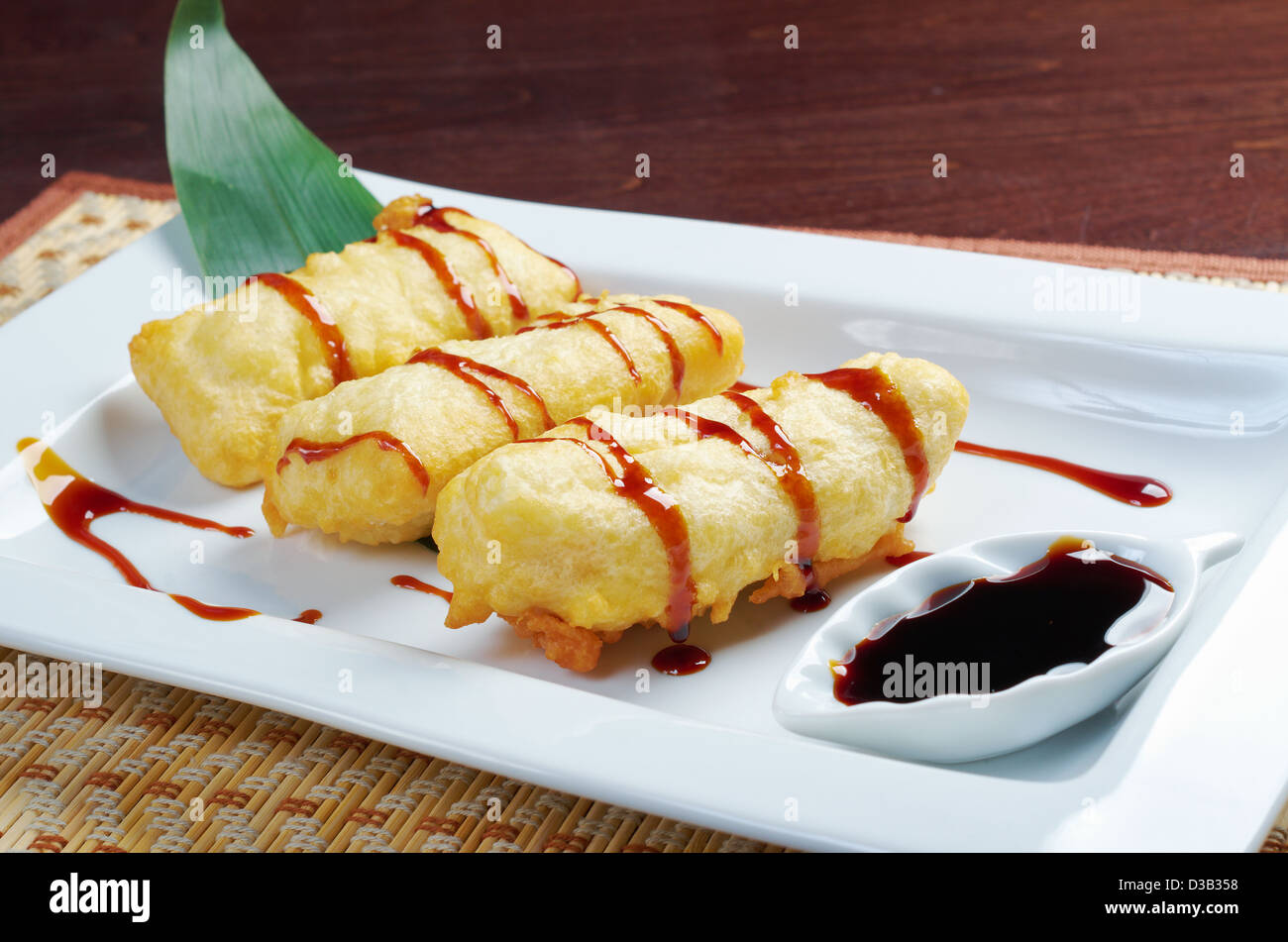 Traditional Japanese dessert fruit.closeup Stock Photo - Alamy