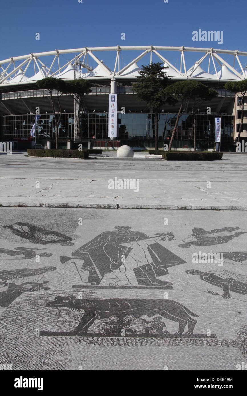 Italian rugby stadio olimpico rome hi-res stock photography and images ...