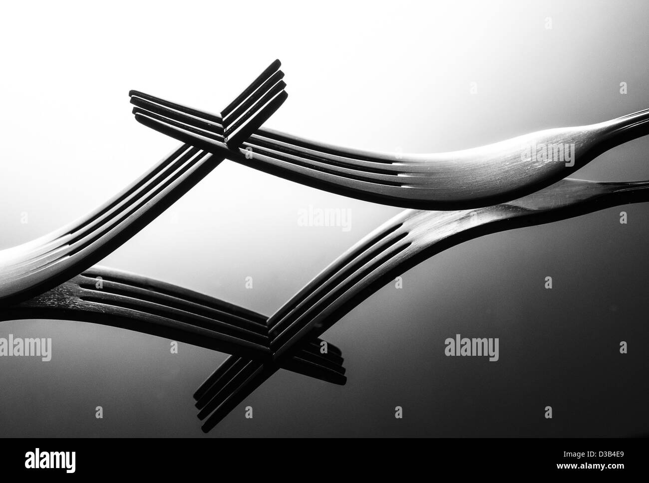 Fork reflection hi-res stock photography and images - Alamy