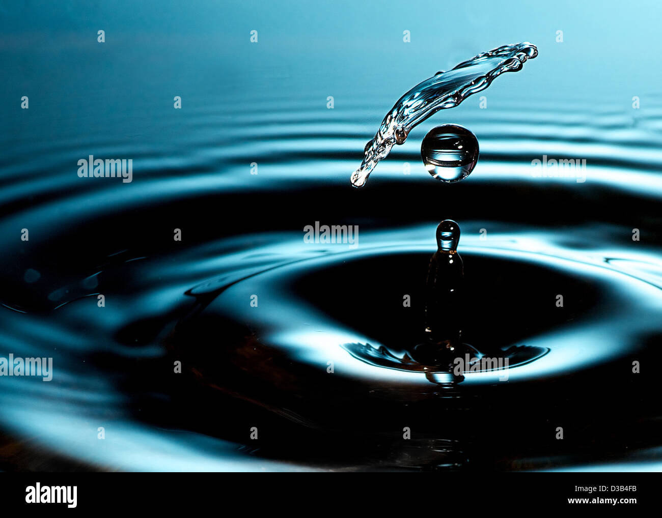 Water drop splash Stock Photo - Alamy