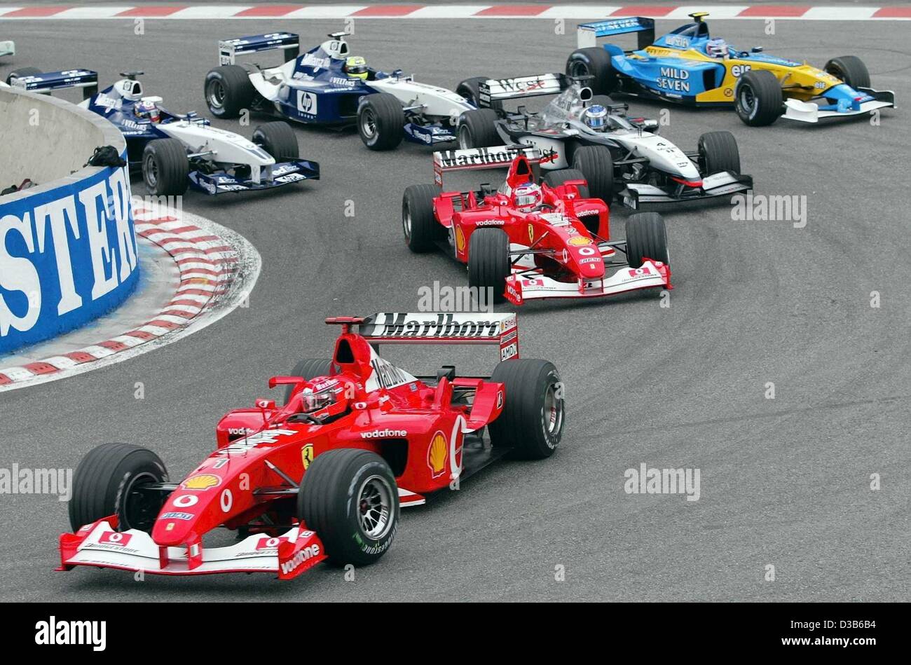 (dpa) - German Formula One World Champion Michael Schumacher (Ferrari ...