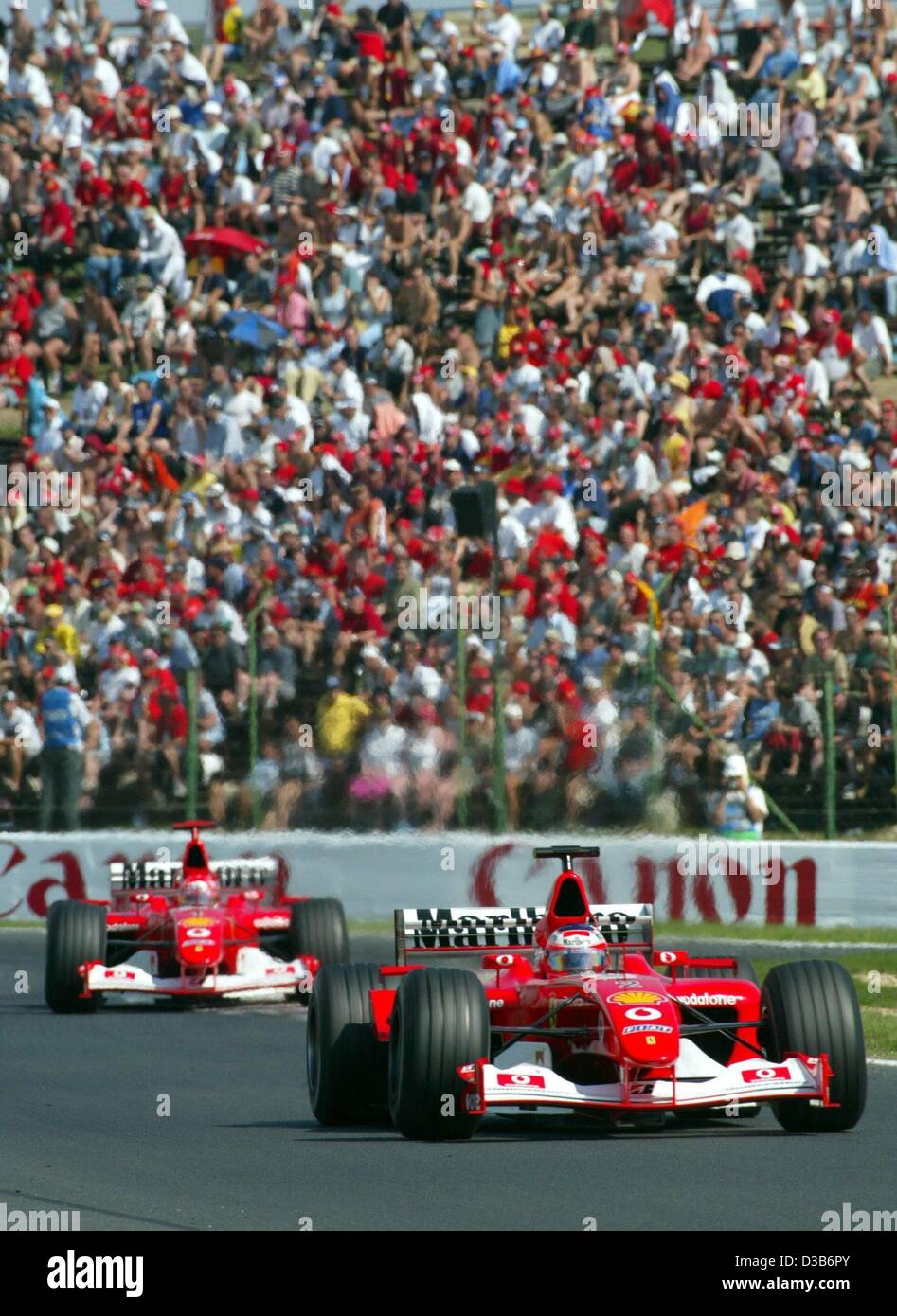 Rubens barrichello michael schumacher 2002 hi-res stock photography and ...