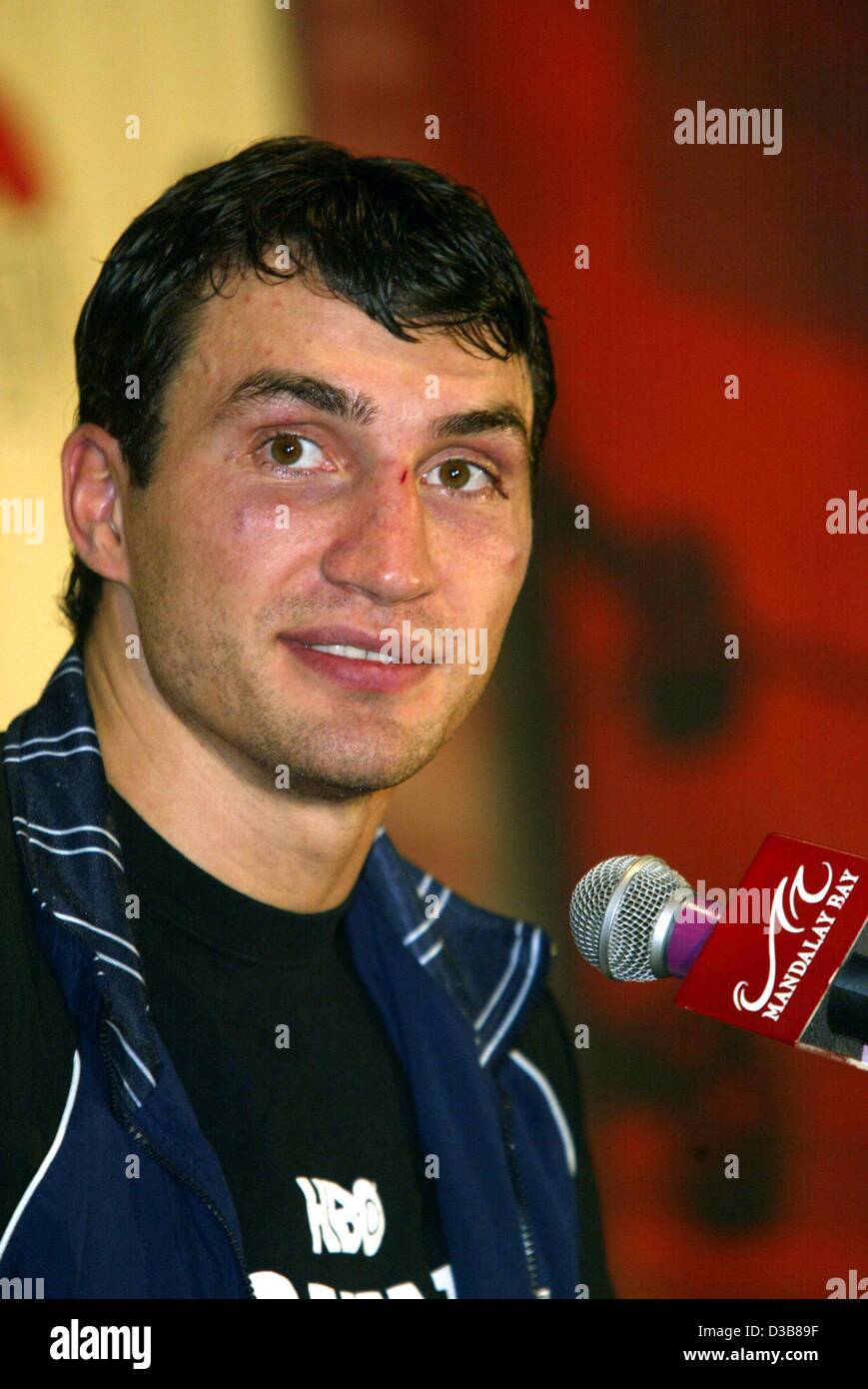 The Heavyweight boxer Wladimir Klitschko is pictured during a press ...