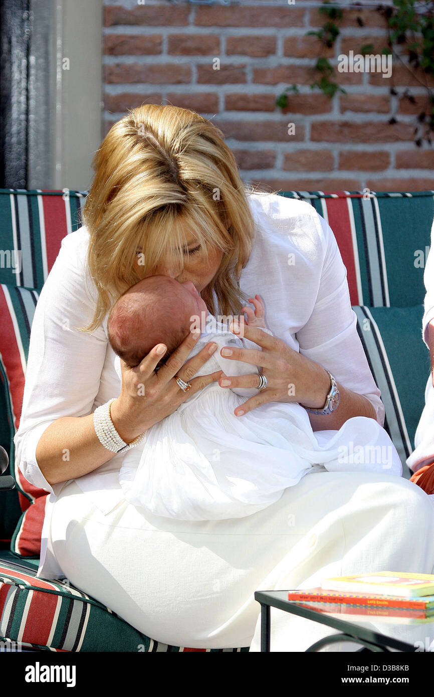 (dpa) - The picture shows the Crown Princess of the Netherlands Maxima ...