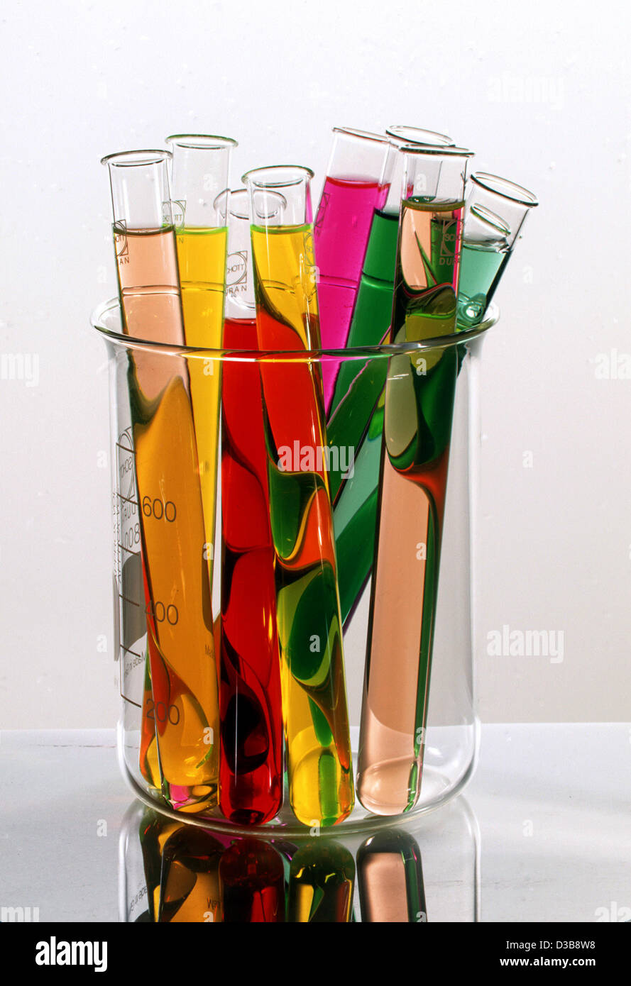 Measuring test tubes different liquid hi-res stock photography and ...