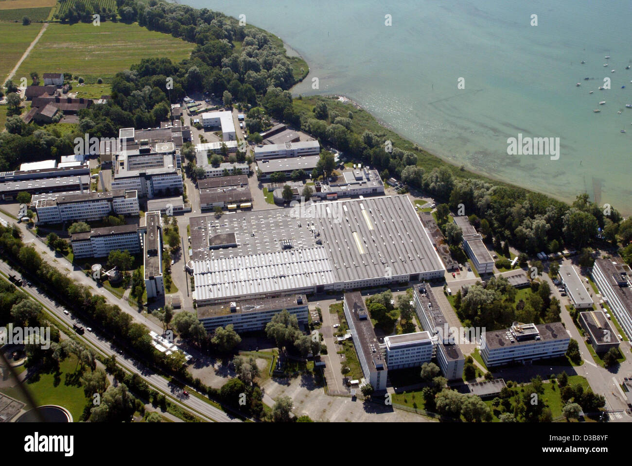 (dpa) - The production facility of aerospace company EADS plant ...
