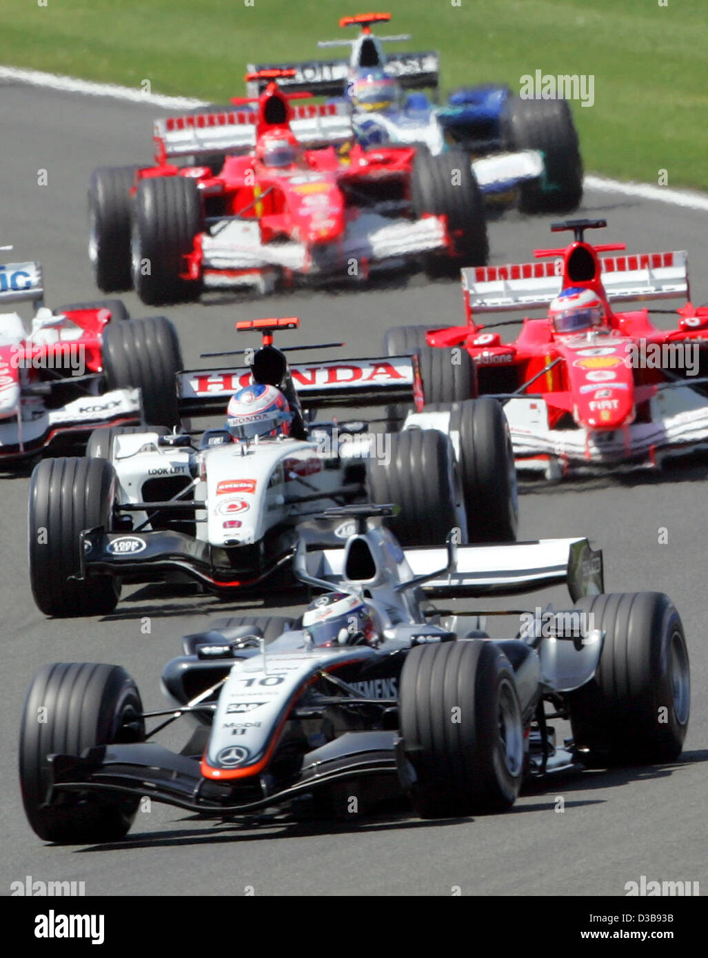 Juan pablo montoya mclaren mercedes hi-res stock photography and images ...