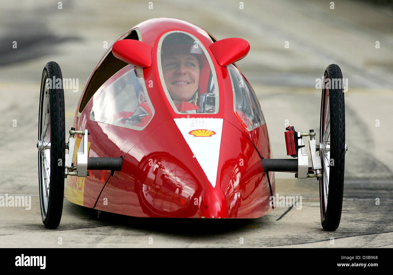 (dpa) - The handout photo shows German Formula One driver Michael ...